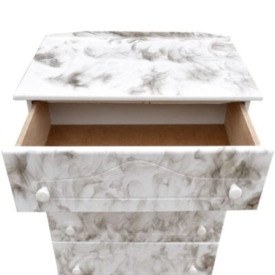 Five-Drawer Cabinet Smoky finishing, Raised, Wood, Local product