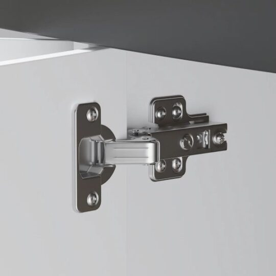 Gloss White Kitchen Cupboards - 2.4m length, Large grocery unit